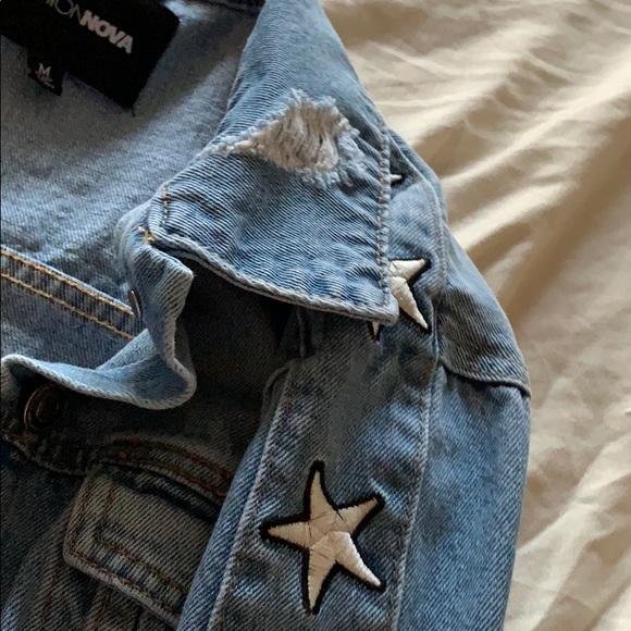 Fashion Nova | Jackets & Coats | Jean Jacket With Stars | Poshmark
